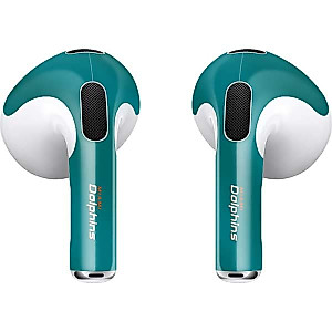 Skinit Decal Audio Skin Compatible with Apple AirPods (3rd Gen, 2021) - Officially Licensed NFL Miami Dolphins Team Jersey Design