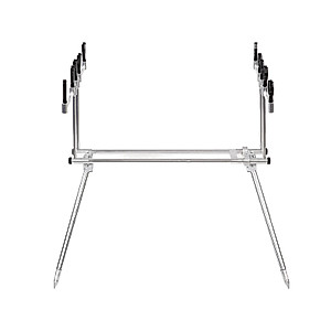 Retractable Fishing Rod Pod Stand Holder Detachable Design Aluminium Alloy Casting Rods Carp Tackle Tools Accessory