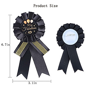 It's My 50th Birthday Tinplate Badge Pin, Anniversary Birthday Pin, Award Ribbon Party Decoration Logo for Men Women(50)