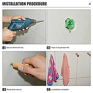 DOITOOL 10 Pcs Screw- On Wood Hook Wooden Coat Hooks Shaker Pegs Towel Belt Jewelry Hanger Single Organizer Hat Rack for Hanging Hats Bags Towels Bathroom White