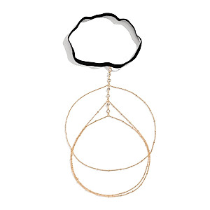 Sttiafay Rhinestone Thigh Body Chain for Women Girls Sparkly Crystal Multilayer Tassel Leg Chain Boho Beach Stretch Body Chain Harness Rave Thigh Accessories for Nightclub Party