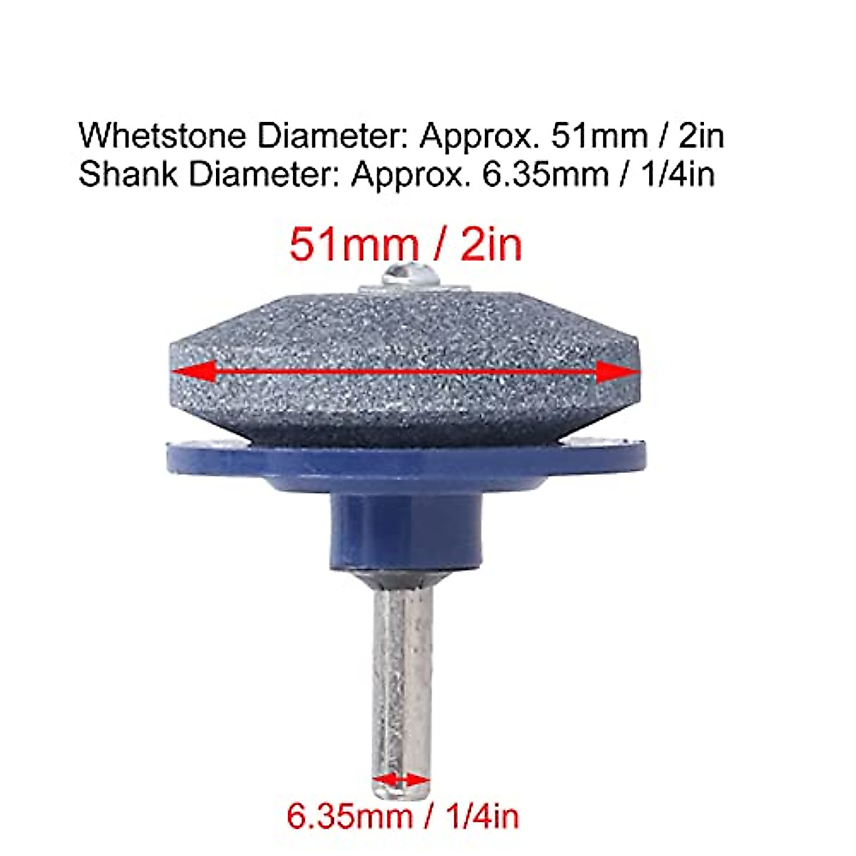 4Pcs Lawn Mower Blade Sharpener with Balancer Power Device Universal Rotating Lawnmower Sharpen Grindstone Garden Accessories