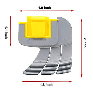 ATIE MX8 Elite, MX6 Elite, and Maxx Pool Cleaner Cyclonic Scrubbing Brush R0714400 Replacement for Zodiac Polaris MX8 Elite, MX6 Elite, and Maxx Scrubbing Brush R0714400 (8 Pack)