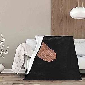 TUNKENCE Fleece Throw Blanket for Couch Sofa Lightweight Fuzzy Comfy Textured Flannel Blanket Throw Blankets for Bed, Sofa, Fall Throw Blanket for Spring Summer Fall,60X80Inches