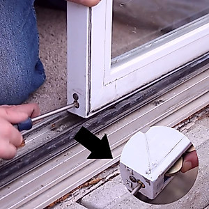 Barton Kramer Miller Roller for Sliding Glass Doors | Roller Replacement for Patio Glass Door Repair | Stainless Steel | Precision Bearing Wheel - Fix Sliding Doors (DR-109-SP)