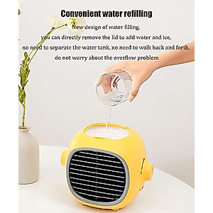 KALWEL,Portable Air Conditioner,Mini Air Conditioner,Room Air Conditioners,Small Air Conditioner,Air Conditioner Portable for Room-USB Powered,Power 3w-8w,200ml Capacity-for Dormitory,Office,Camping