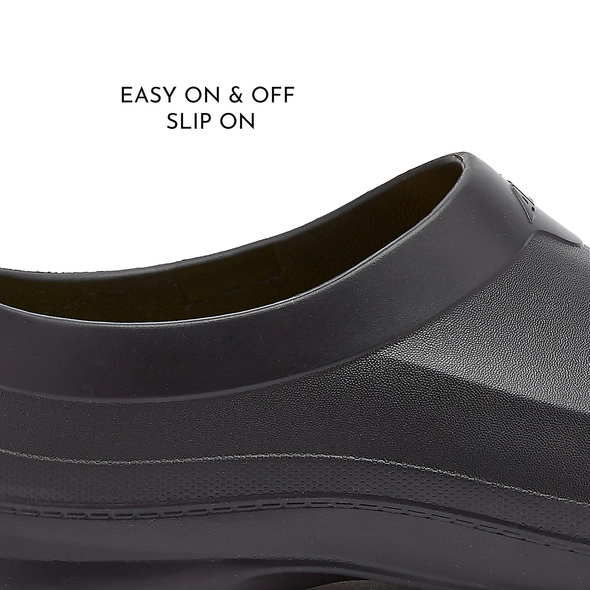 Avia Flame Men's Clogs, Slip Resistant Shoes for Men Food Service, Non Slip Restaurant and Chef Shoes Men Slip Resistant for Kitchen Work or Nursing - Black, 10 Medium