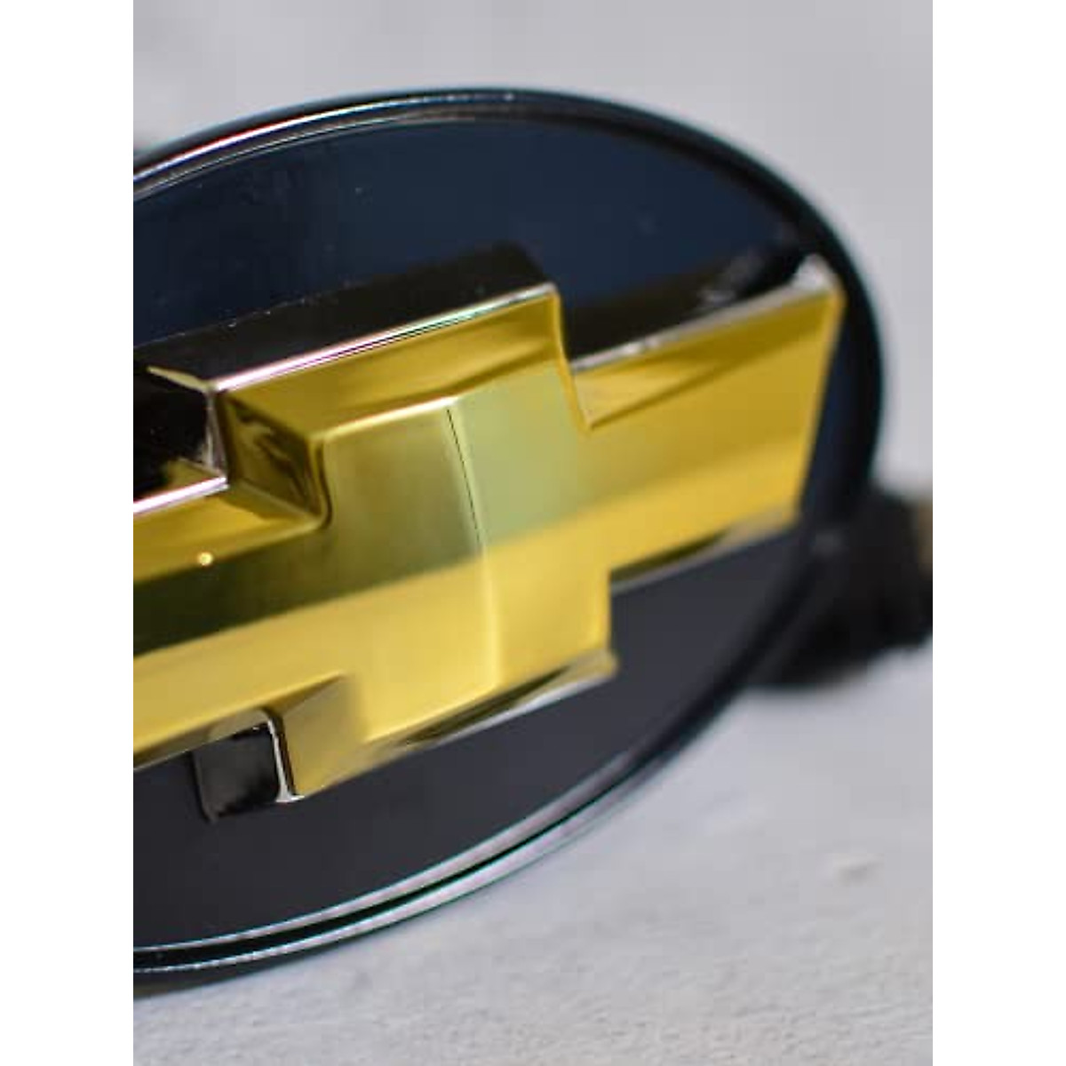 Autogem Compatible for Chevy Hitch Cover | Officially Licensed LED Light Trailer Towing Hitch Cover Receiver Chrome Finish