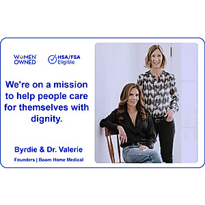 Loona Premium Spill Proof Female Urinal - Quiet, No Splash Design for Women - Ideal for Bedside, Travel, and Outdoor Use - Loona Blue - HSA/FSA Eligible