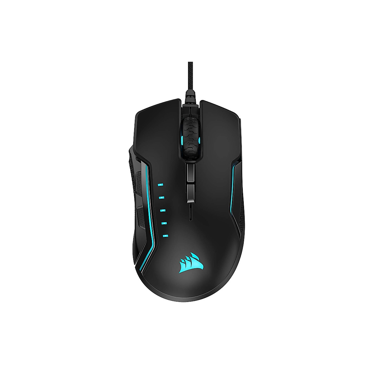 Corsair Glaive PRO - RGB Gaming Mouse - Comfortable & Ergonomic - Interchangeable Grips - 18,000 DPI Optical Sensor - Black