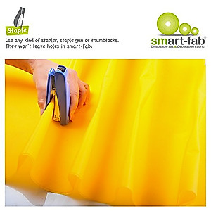 Smart-Fab Craft Fabric 12 x 18 Inch Sheets, White, Pack of 45, Perfect for Schools, Crafts, Art, Bulletin Board, Teacher Classrooms, Outlasts Paper