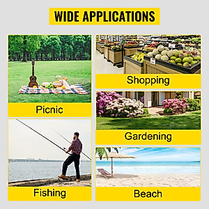 Folding Wagon Cart Heavy Duty Utility Collapsible 176 lb Garden Cart Large Storage Space Adjustable Handle Flexible All-Terrain Movement