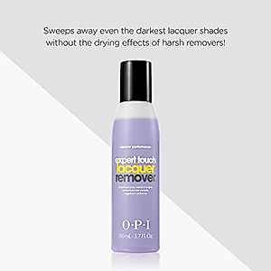 OPI Nail Polish Remover, Expert Touch Fastest Non-Drying Formula, Great for Gel Nail Polish Removal & Leaves Cuticles Soft & Smooth, 3.7 fl oz