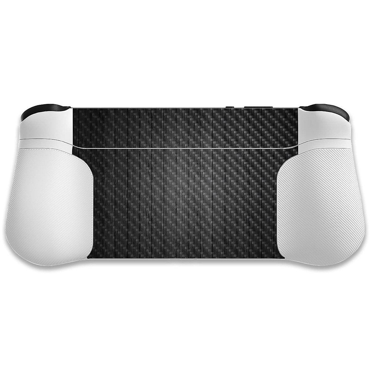 MightySkins Carbon Fiber Skin Compatible with Logitech G Cloud Gaming Handheld - Black Wood | Protective, Durable Textured Carbon Fiber Finish | Easy to Apply | Made in The USA