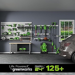 Greenworks 24V 8pcs Combo Kit,(2) Batteries & (2) Chargers. 800in/lb Drill, Impact Driver,Wrench, Multi-tool, Reciprocating Saw, Circular saw, Angle Grinder and Flashlight