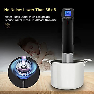 Inkbird Sous Vide Precision Cooker ISV-100W | 1000 Watts WIFI Sous-Vide Cooking Cooker Immersion Circulator | Preset Recipes on APP and Thermal Immersion Sous Vide Machines (American Standard)