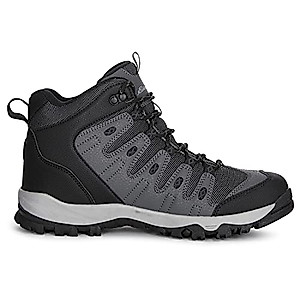 Eddie Bauer Mont Lake Hiking Boots for Men | Waterproof, Multi-Directional Lugs, Stylish & Protective Design Traction Outsole Memory Foam Insole