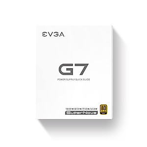 EVGA Supernova 750 G7, 80 Plus Gold 750W, Fully Modular, Eco Mode with FDB Fan, 10 Year Warranty, Includes Power ON Self Tester, Compact 130mm Size, Power Supply 220-G7-0750-X1