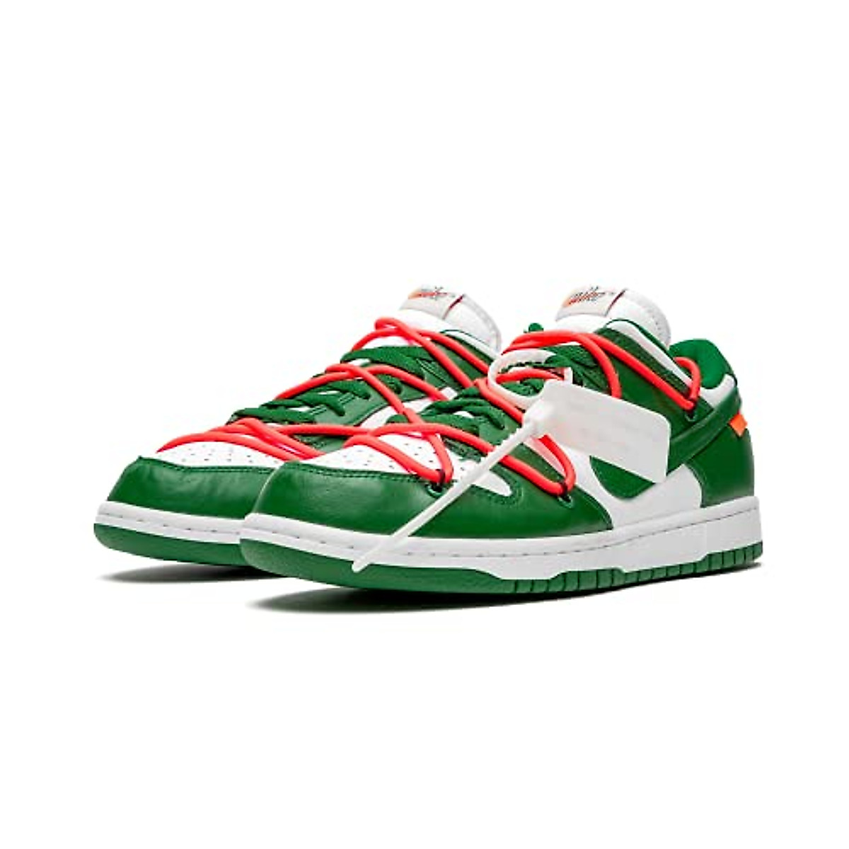 Nike Mens Dunk Low CT0856 100 Off-White - Pine Green - Size 10