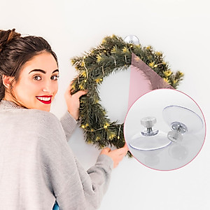 12PCS Screw Suction Cups Glass Suction Pads Clear PVC Plastic Sucker Pads Without Hook Round Threads Suction Cups with Knurled Nut Clear for Outdoor Kitchen Bathroom Window Mirror Daily Hanging(25MM)