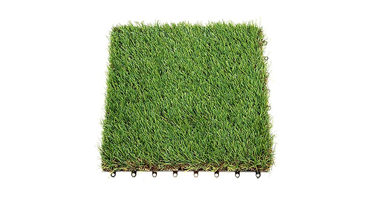 GOLDEN MOON Artificial Grass Turf Tile - Durable & Stylish