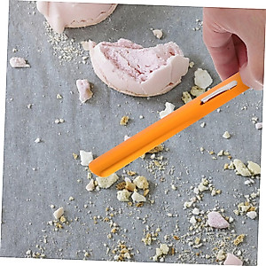 KICHOUSE 4Pcs Stainless Steel Crumb Scraper Restaurant and Kitchen Crumb Sweeper for Tabletop Cleaning Counter Crumb Scraper for Home and Commercial Use