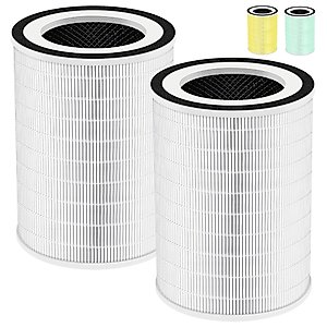 Kilo True HEPA Replacement Filter for Afloia Air Purifier Kilo,Kilo Plus,Kilo PRO,MIRO,MIRO PRO and MORENTO MR-Kilo/Kalo,360° 3-Stage Filtration,2 Pack