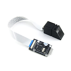 Waveshare UART Fingerprint Reader High-Speed for Identification High Stability Onboard Processor STM32F205 Commercial Fingerprinting Algorithm Optical Sensor