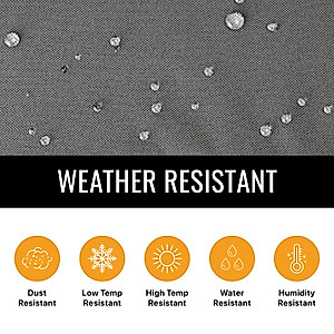 KHOMO GEAR - Patio Table & Chair Seat Cover - Durable and Water Resistant Outdoor Furniture Cover XL