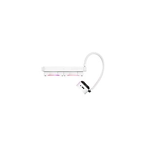 NZXT Kraken Z53 RGB 240mm - RL-KRZ53-RW - AIO RGB CPU Liquid Cooler - Customizable LCD Display - Improved Pump - Powered by CAM V4 - RGB Connector - Aer RGB 2 120mm Radiator Fans (2 Included) - White