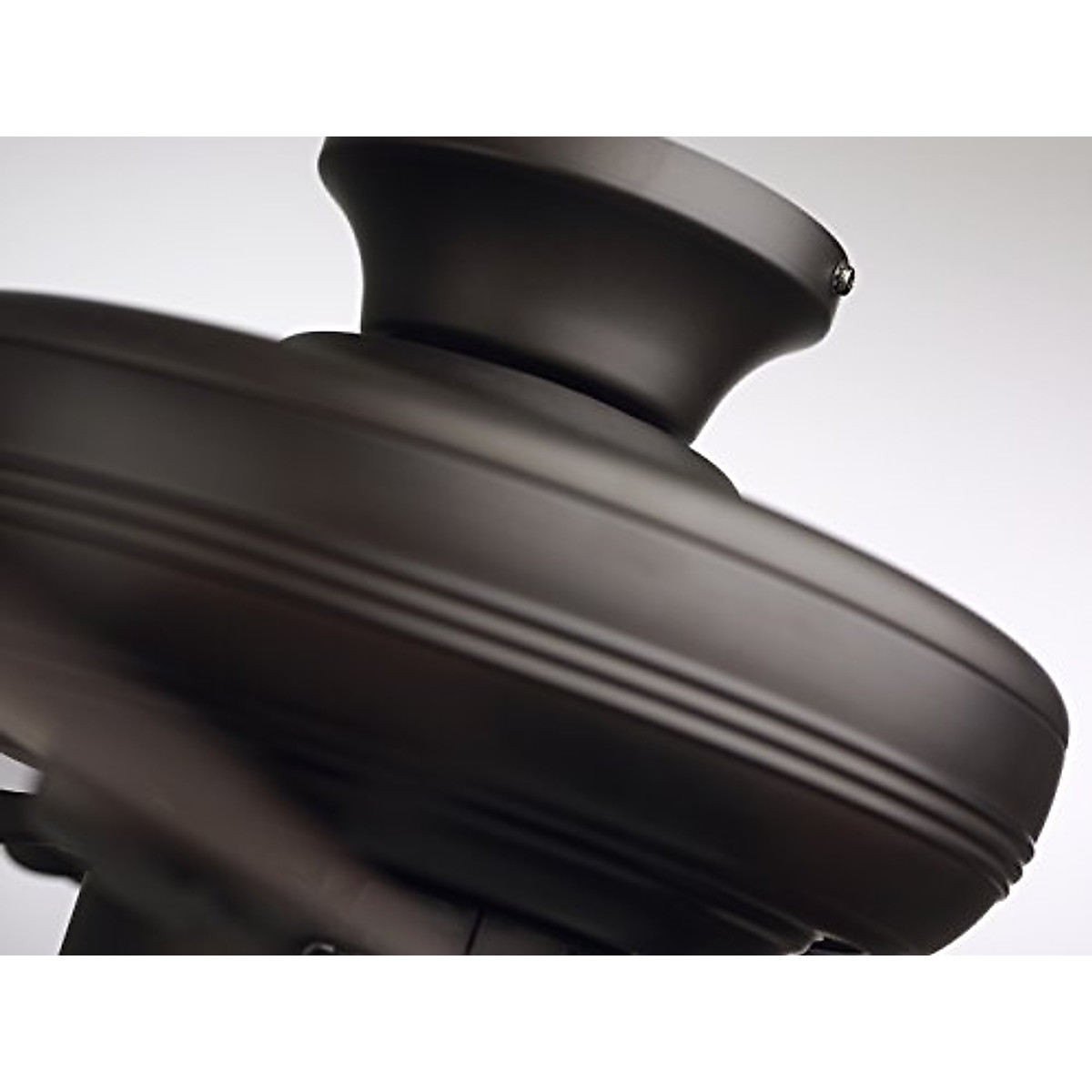 Ashland LED Ceiling Fan with Light Kit | 52 Inch Fixture with 5 Blades, Removable Glass Shade, and Pull Chain | Low Profile Hugger with Dual Mount Design and Downrod, Oil Rubbed Bronze