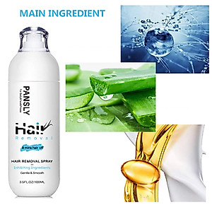 Non-Irritating Moisturizing Hair Removal Cream and Spray for Men and Women - For Legs, Hands, Arms, Underarms, and Bikini Areas (100ML)