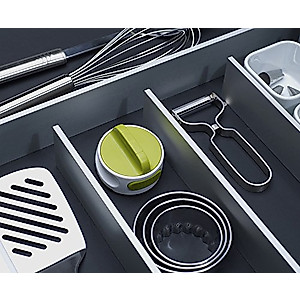 Joseph Joseph Can-Do Compact Can Opener Easy Twist Release Portable Space-Saving Manual Stainless Steel, Green