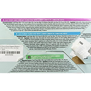 Purina Fancy Feast Elegant Medley's Florentine Collection Gourmet Cat Food - 12 CT