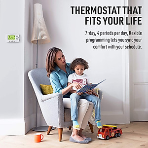 Honeywell Home RTH6580WF Wi-Fi Programmable Thermostat + RPLS730B Programmable Light Switch