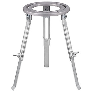 Laboratory Liftable Tripod - Chemistry Heating Support Stand, Adjustable Lamp Holder, Experimental Teaching Equipment for Laboratory Chemistry Education, Silver Grey