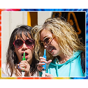 50 Pack Shot Set Include 24 Pcs 0.7 oz Shot Syringes 24 Pcs 2 oz Shot Cups with Lids and 2 Pcs 1 Liter Acrylic Bucket for Birthday Thanksgiving Halloween Christmas Bachelorette Theme Party