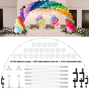 Balloon Pump,Electric Balloon Inflator 120 PCS Balloon Pump Electric 110V 600W Electric Balloon Air Pump with 12ft Balloon Arch Kit,2 Balloon Stands,60 PCS Balloons Birthday Party Decoration Wedding