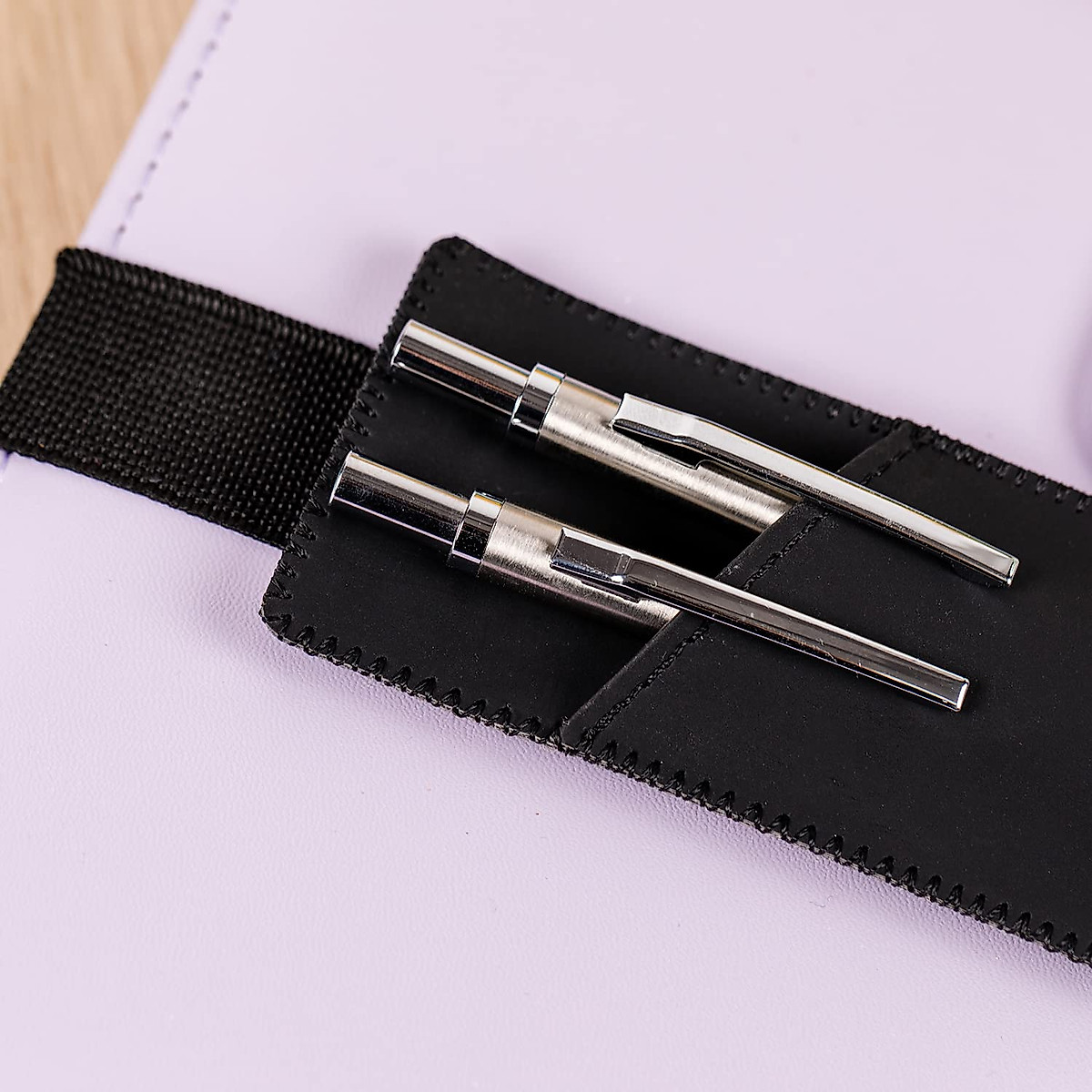 Mr. Pen- Adjustable Elastic Band Pen Holder, Pen Holder for Notebook, Notebook Pen Holder, Pen Sleeve, Journal Pen Holder, Pencil Holder for Notebook, Pen Holder Planner, Pouch with Elastic Band
