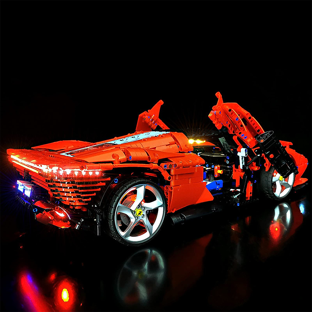 LED Lighting Set Compatible with Lego Technic 42143 Ferrari Daytona SP3 Building Set (NOT Included The Building Model Sets)