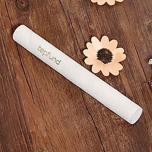 TOPFUND 10 inch F Note Crystal Singing Bowl Heart Chakra with Heavy Duty Carrying Case and Suede Mallet