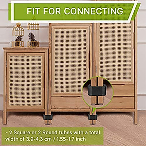 AHIER 8PCS Patio Furniture Clips, Outdoor Furniture Clips Wicker Furniture Rattan Chair Sofa Fasteners Clip