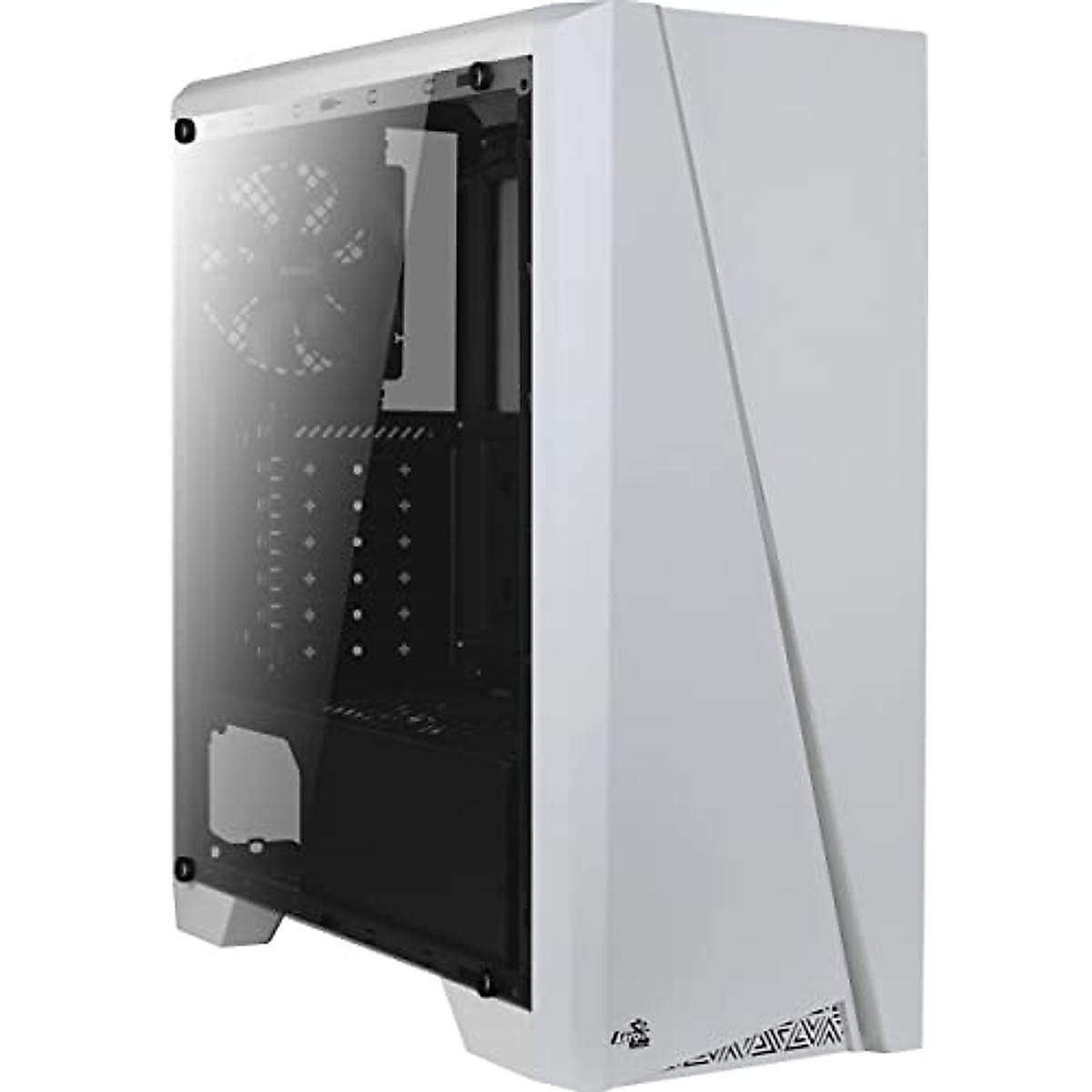 Cylon White RGB Mid Tower Computer Case
