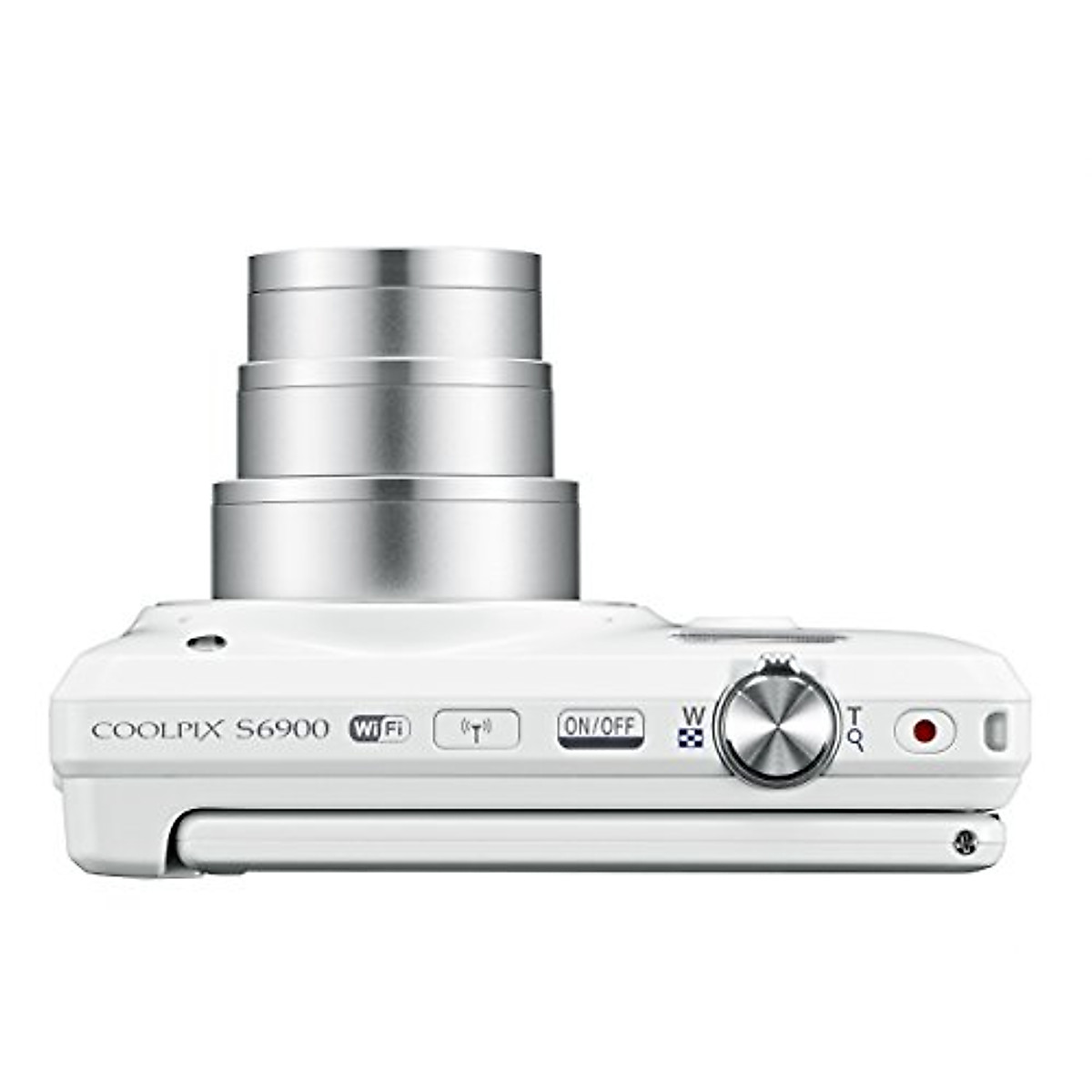 Nikon COOLPIX S6900 16MP Digital Camera with 12x Zoom, Natural White (International Version, No Warranty)