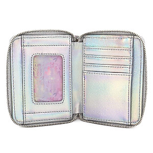 Loungefly x Disney The Little Mermaid Ariel 30th Anniversary Scaled Wallet (Silver Multi, One Size)