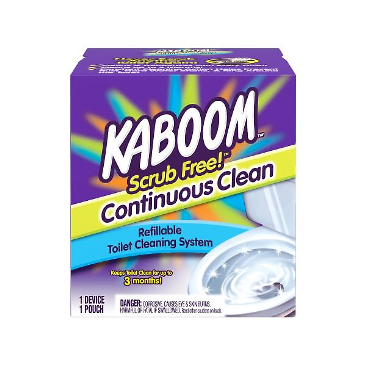 Church And Dwight 35113" kaboom Scrub Free Toilet Cleaning System (Pack of 2)