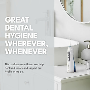 ToiletTree Products Poseidon Rechargeable Water Flosser with XL Tank - Oral Irrigator with Standard and XL Water Tank - Dental Water Flosser to Support Oral Health and Fight Bad Breath