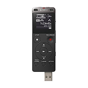 Sony ICDUX560BLK Digital Voice Recorder 1" Black