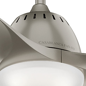 Casablanca Wisp Indoor Ceiling Fan with LED Light and Remote Control