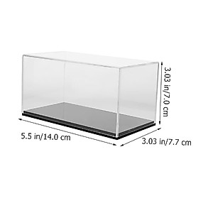 Alipis Toy Box Toys Display case Model Case Clear Display Container Action Figure Protective Case Handicrafts Case Figure Case Handicrafts Storage Case Handicraft Case - Acrylic